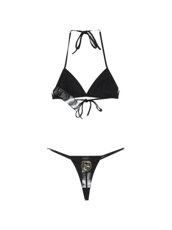 Gucci Gg Interlocking Triangle Bikini Set