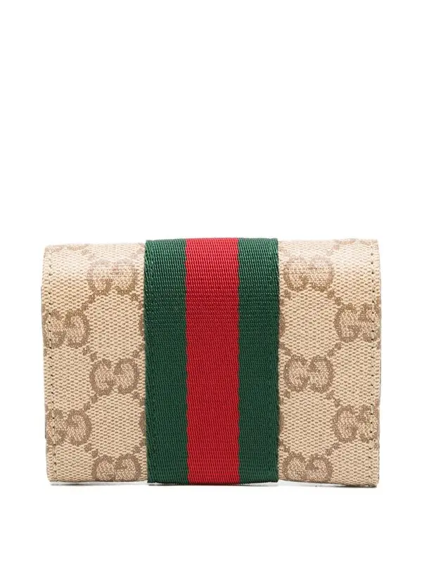 Gucci Web Detail Bifold Card Case