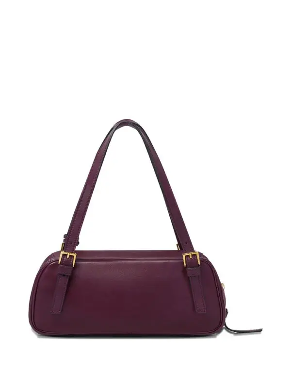 Versace Leather Bowling Bag With Medusa Charm