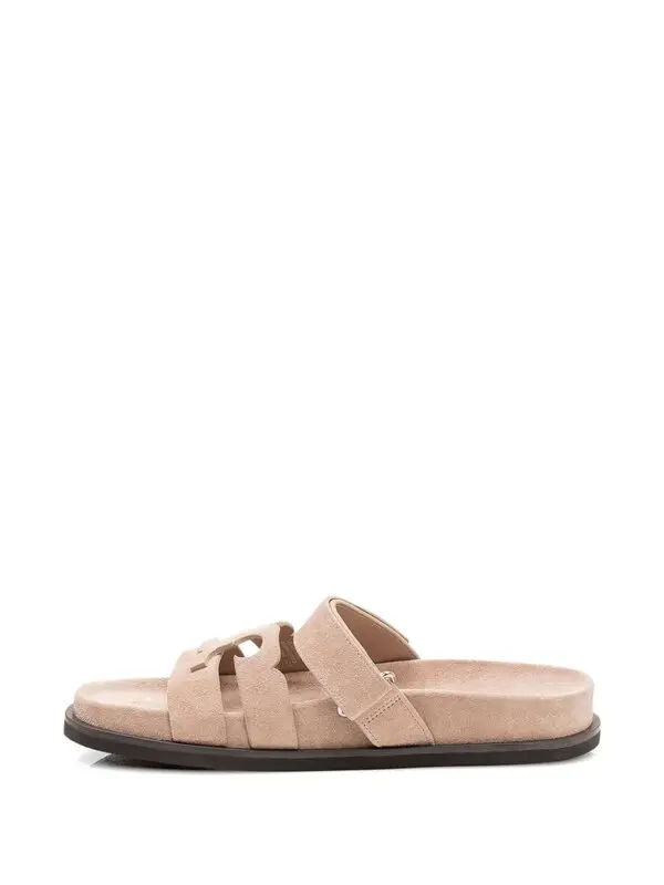 Tory Burch Ines Suede Sandals - Beige