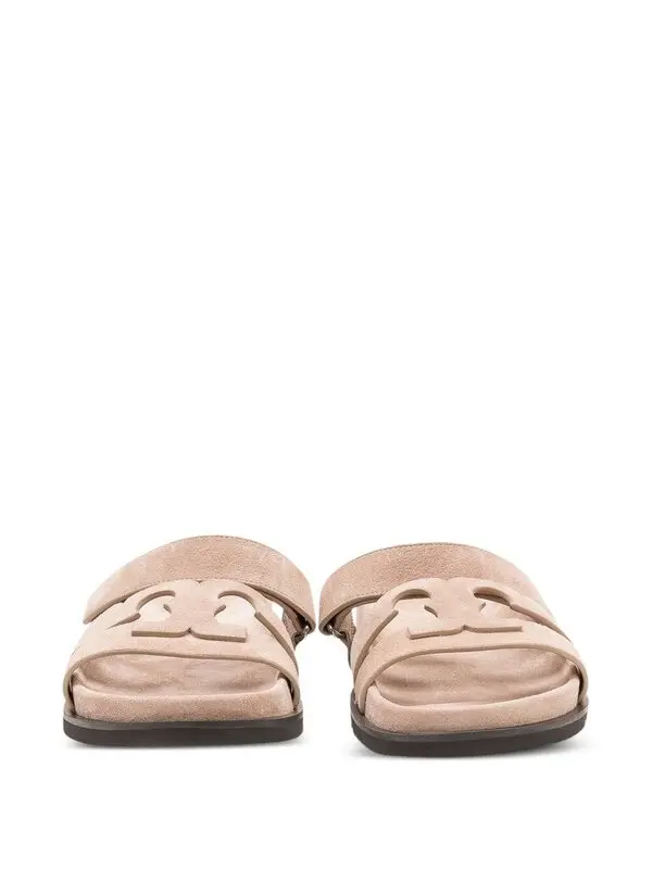 Tory Burch Ines Suede Sandals - Beige