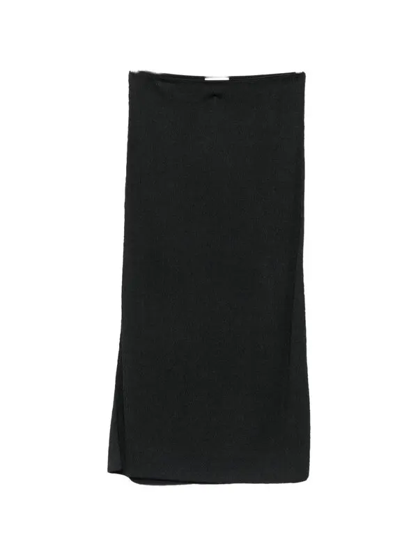 THE ROW Oboe Textured Silk Skirt