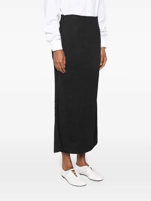 THE ROW Oboe Textured Silk Skirt