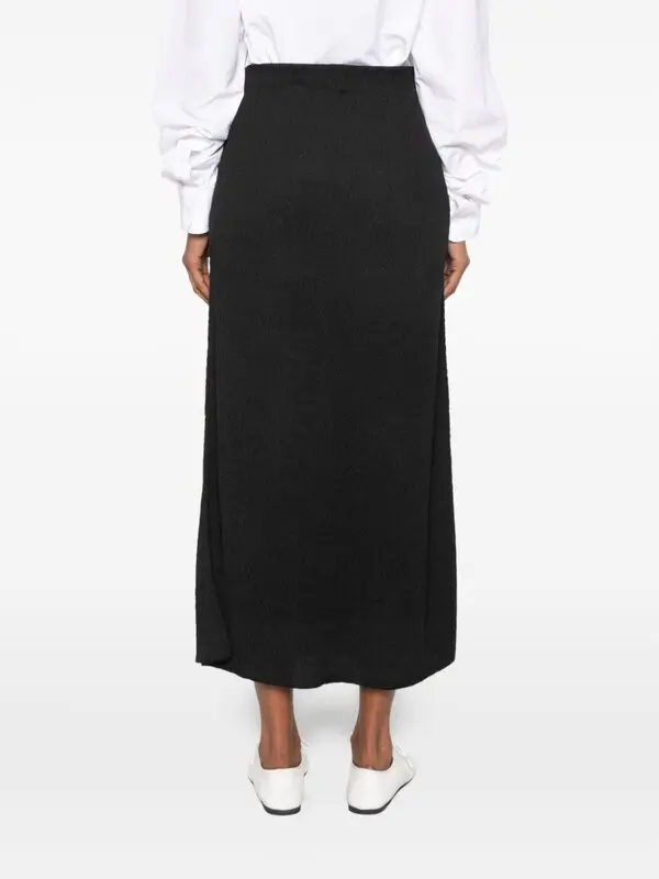THE ROW Oboe Textured Silk Skirt