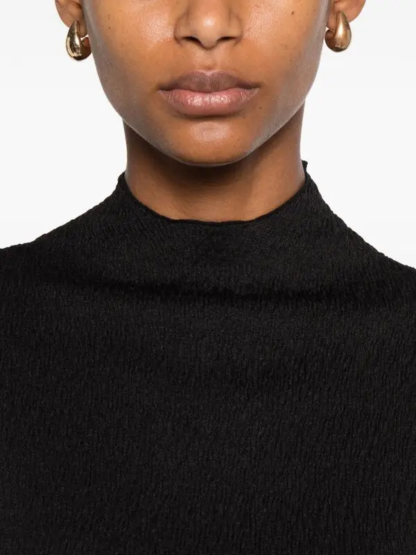 THE ROW Sleeveless Mock Neck Top
