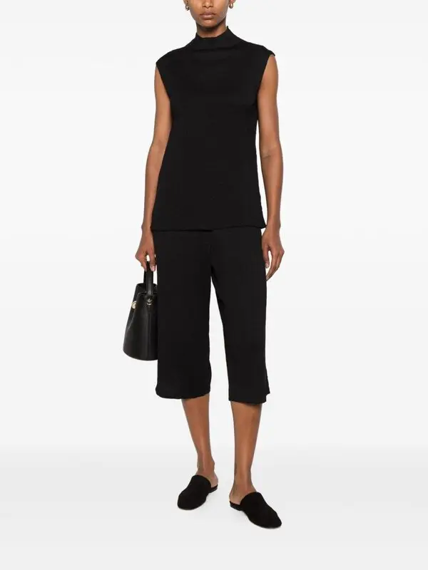 THE ROW Sleeveless Mock Neck Top
