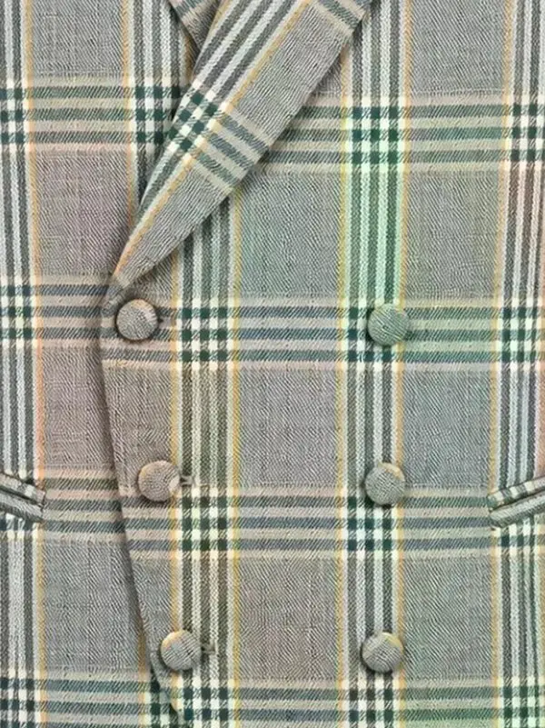 ETIEM TEXTIL S.L. Check-pattern Double-breasted Waistcoat