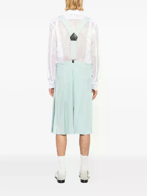 Comme Des Garçons Pleated Suspender Skirt