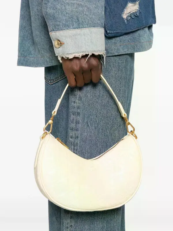 Lacoste Monogram Crescent Shoulder Bag