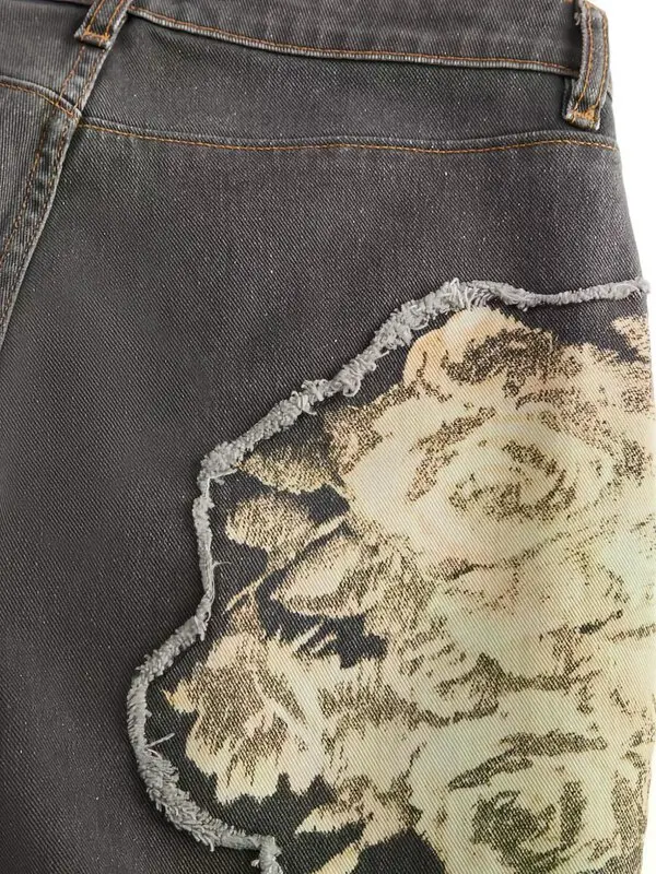 Guess Printed Flared Jeans