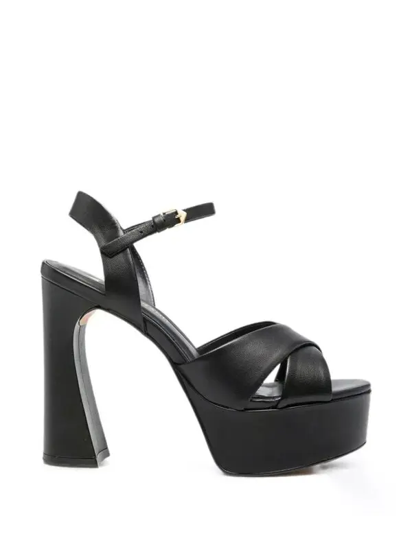 ANDREA CARRANO Crossover Strap Platform Sandals