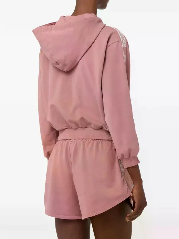 Moschino Garment-dyed Cotton Hoodie