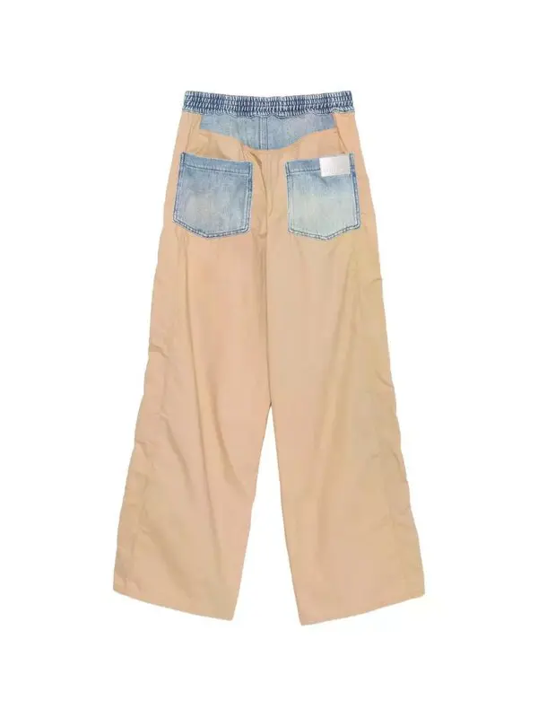 CIRCUS HOTEL Panelled Wide-leg Jeans