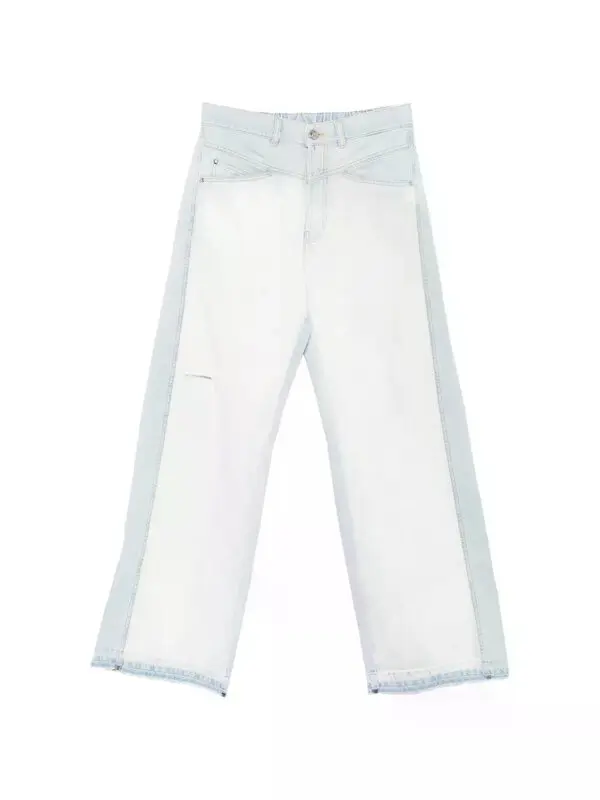 CIRCUS HOTEL Panelled Distressed Jeans