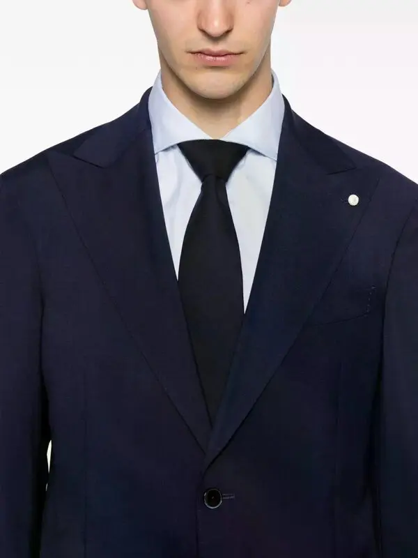 LUIGI BIANCHI MANTOVA Single-breasted Peak-lapel Blazer