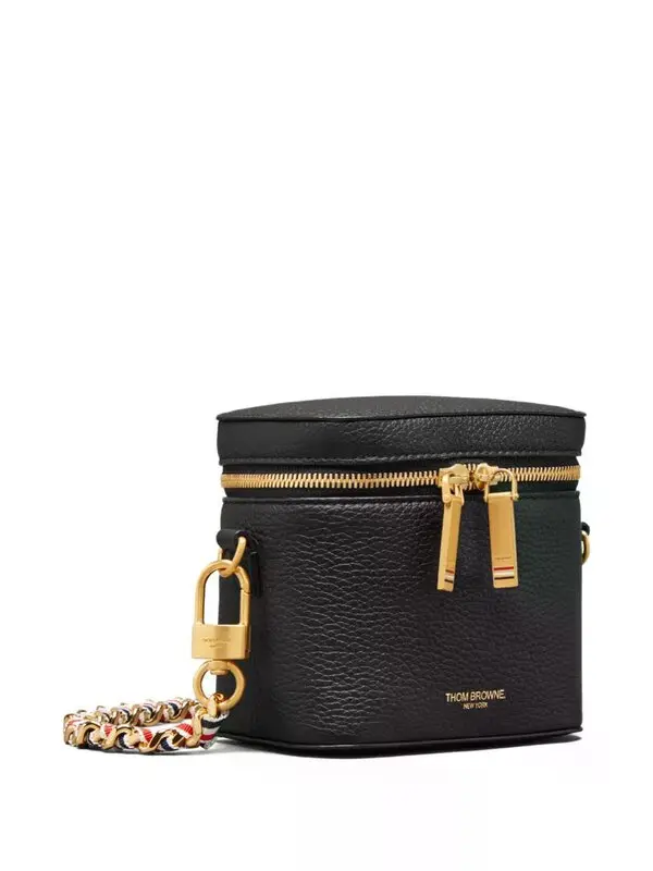 Thom Browne Leather Crossbody Bag - Black