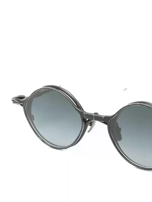RIGARDS X Tva Round-frame Clip-on Eyeglasses - Black