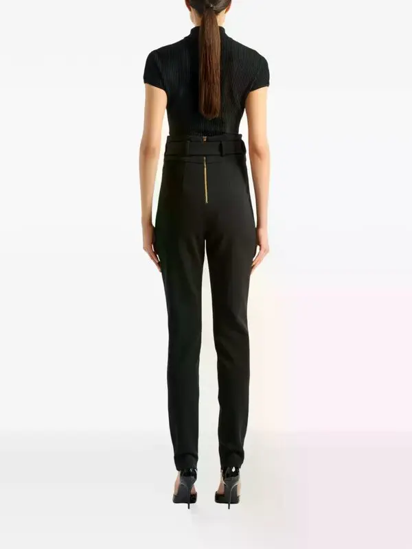 Balmain Ribbed Knit High Neck Bodysuit