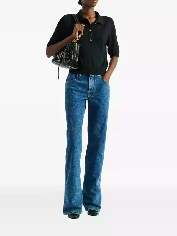 Balmain Knitted 3-button Polo