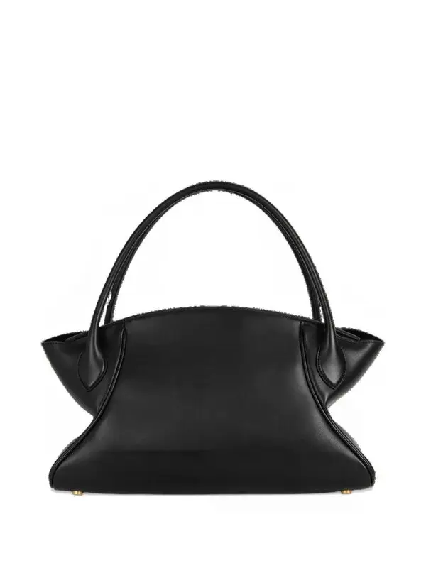 Balmain Smooth Leather Pulse Day Bag - Black