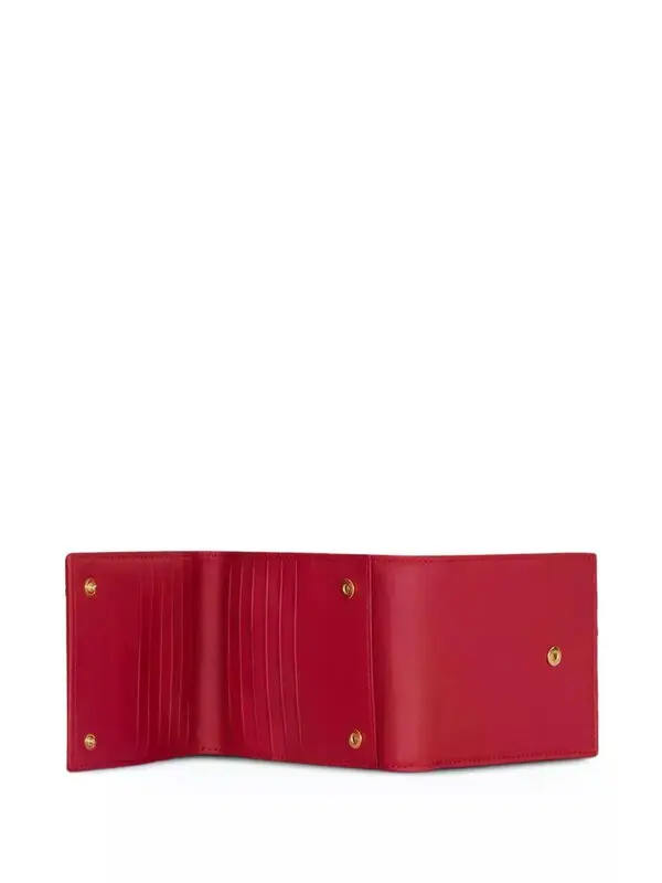 Balmain Pulse Trifold Smooth Leather Wallet