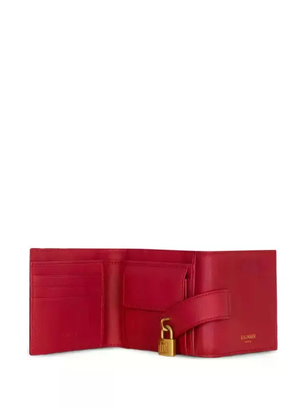 Balmain Pulse Trifold Smooth Leather Wallet