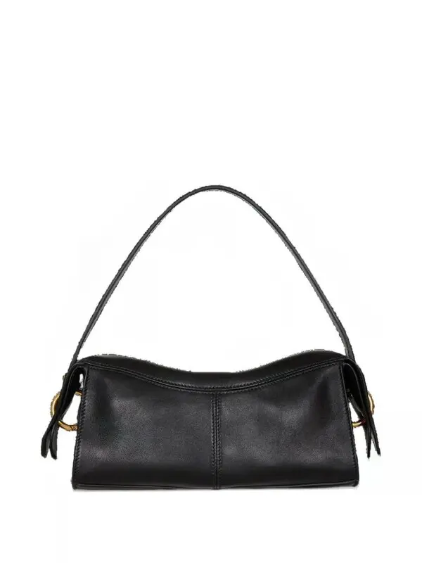 Balmain Small Pulse Bag In Smooth Leather - Black
