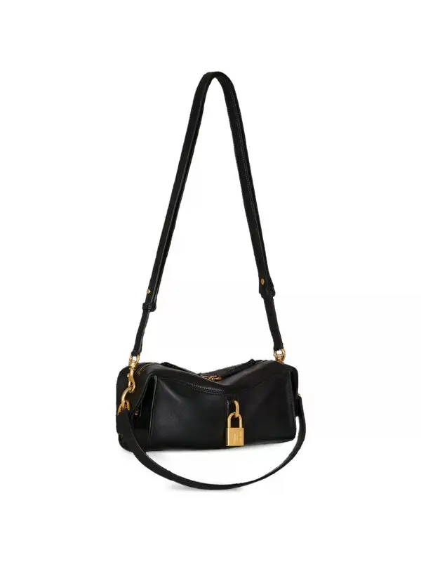 Balmain Small Pulse Bag In Smooth Leather - Black