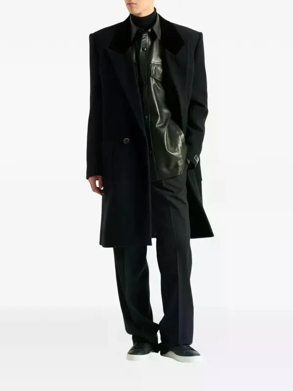 Balmain Leather Overshirt