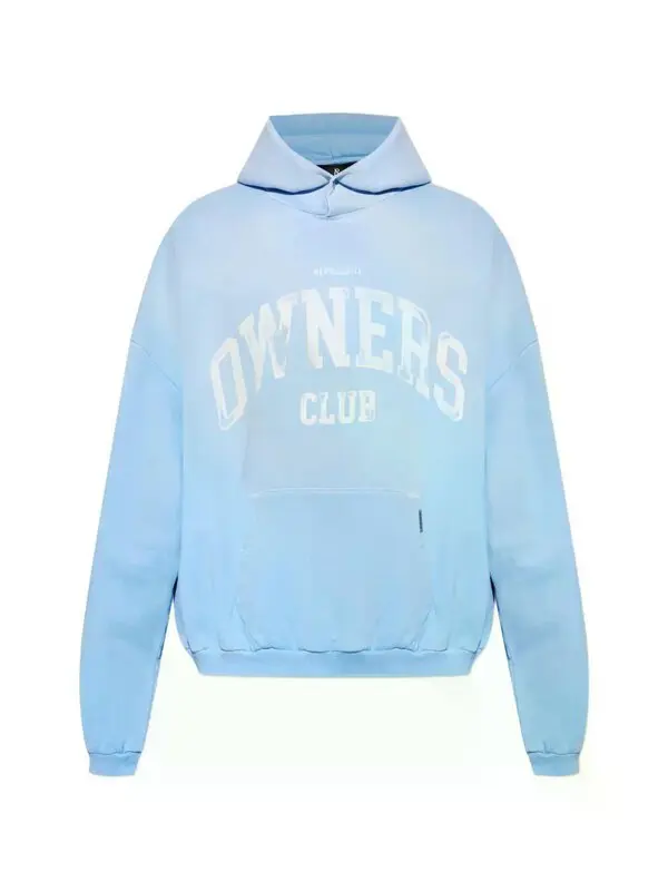 REPRESENT Logo Print Hoodie - Blue