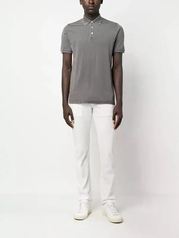 Fedeli Piqué-weave Cotton Polo Shirt