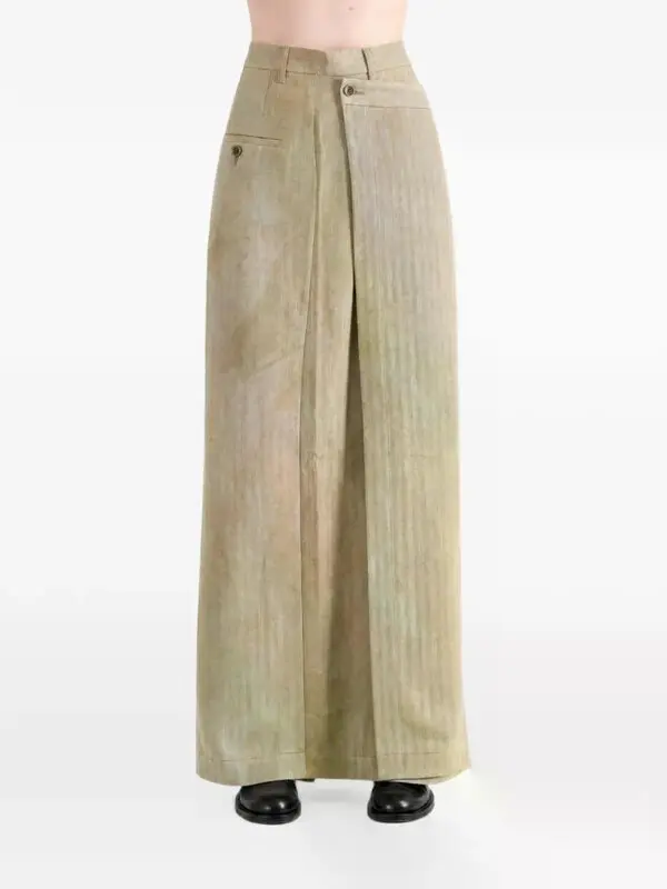 UMA WANG Grace Wrap Maxi Skirt