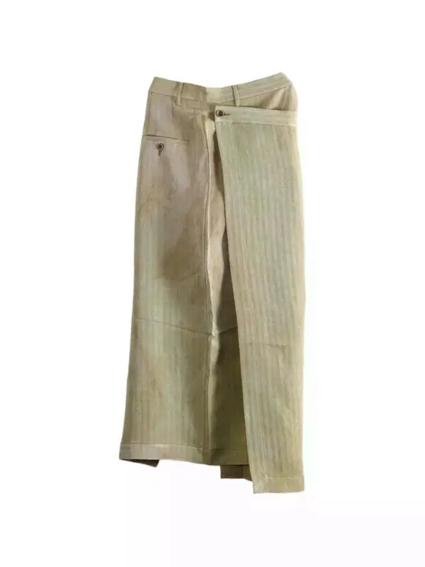 UMA WANG Grace Wrap Maxi Skirt