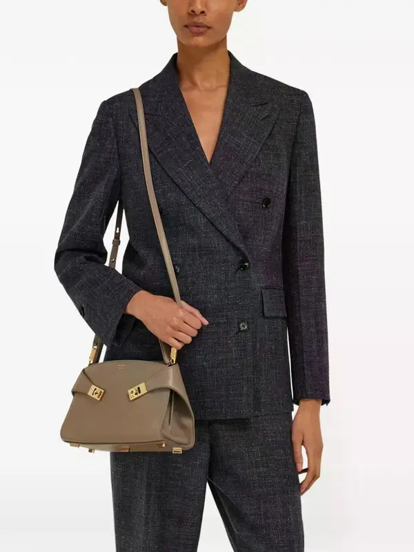FERRAGAMO Hug Soft Bicolor Handbag - Neutrals