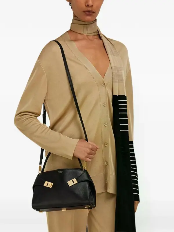 FERRAGAMO Hug Soft Handbag - Black