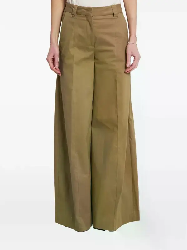 THELATEST Pleated Wide-leg Trousers