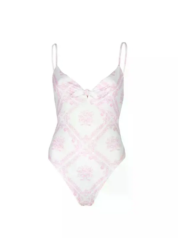 LoveShackFancy Zyra Swimsuit - Neutrals