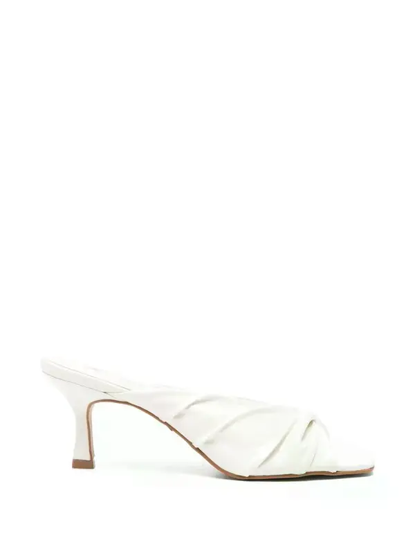 ANDREA CARRANO Ruched Mules