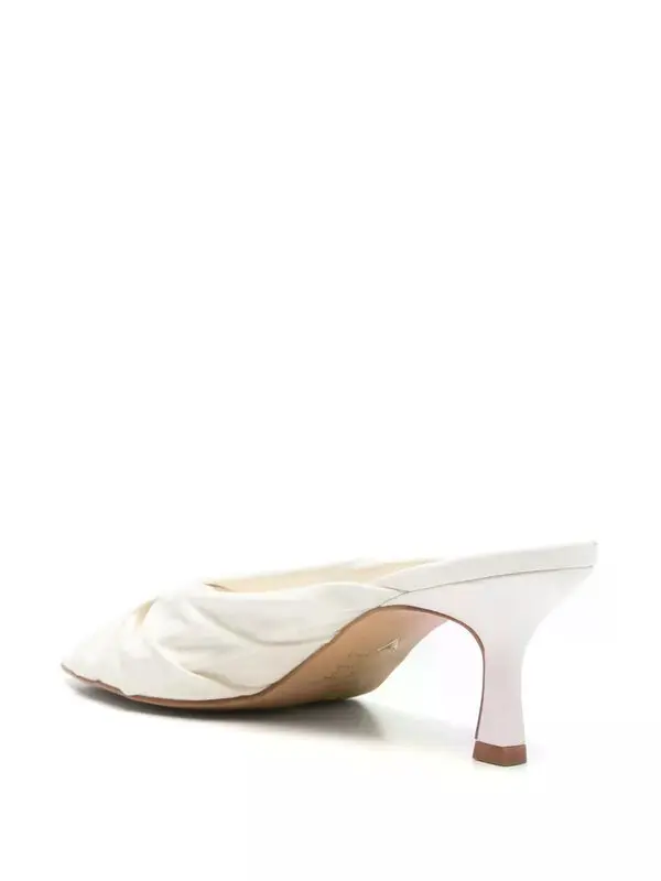 ANDREA CARRANO Ruched Mules