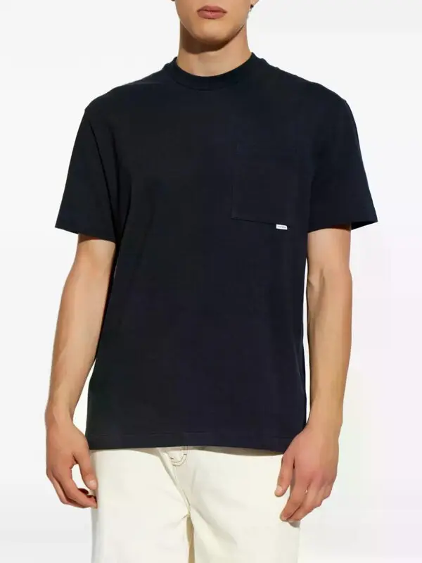 JIL SANDER Chest-pocket T-shirt - Black
