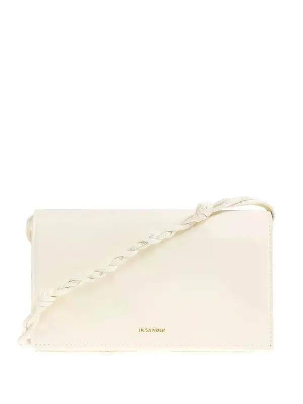 JIL SANDER Braided-strap Leather Wallet - Neutrals