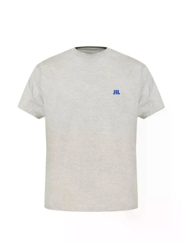 JIL SANDER Logo-embroidered T-shirt - Grey