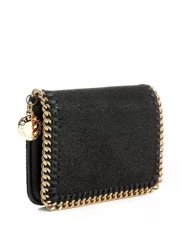 Stella McCartney Falabella Chain-trim Wallet - Black