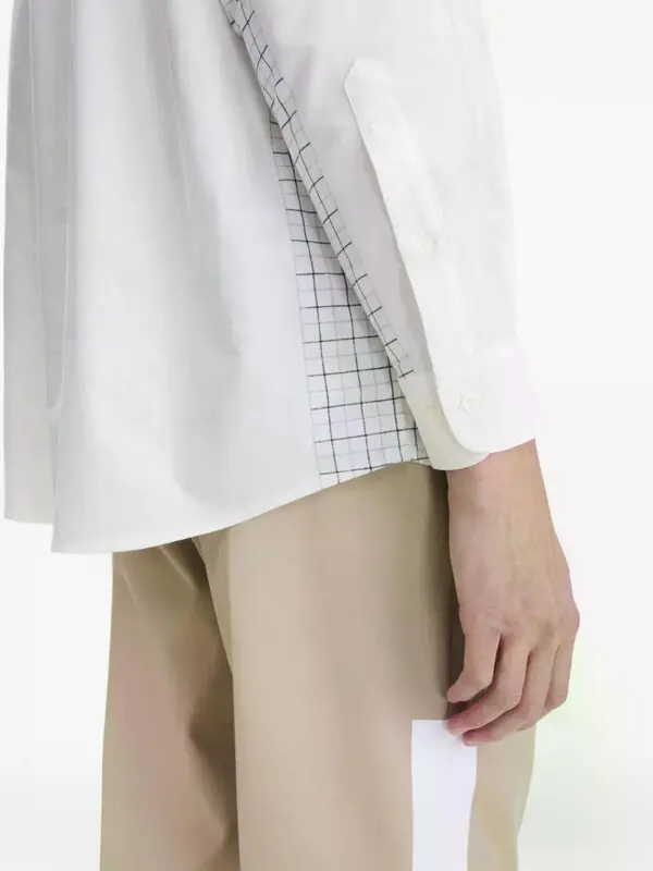 A.p.c. Plaid-insert Long-sleeve Shirt