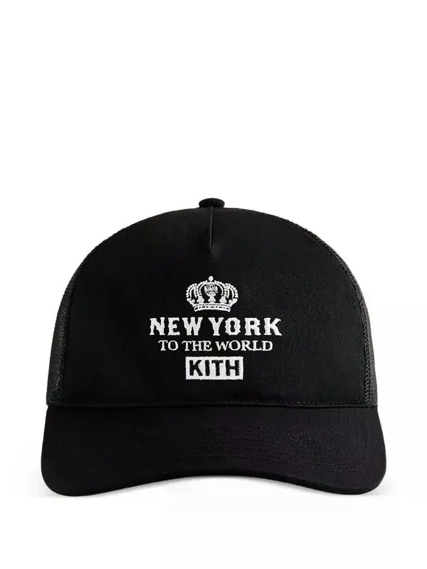 Kith Nolan Relaxed-twill Trucker Cap - Black