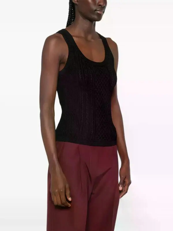 JW Anderson Cable Knit Sleeveless Top