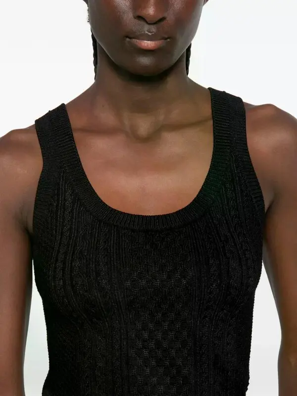 JW Anderson Cable Knit Sleeveless Top