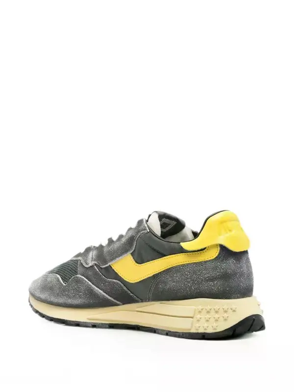 AUTRY Reelwind Panelled Suede Sneakers - Grey