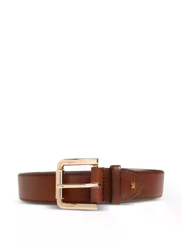 Max Mara Brogue-detail Belt