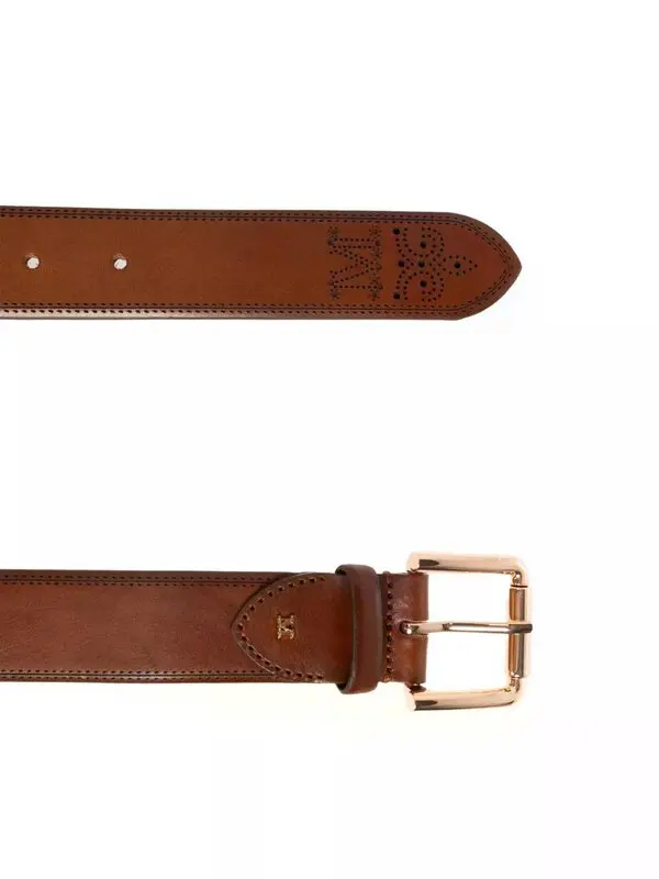Max Mara Brogue-detail Belt